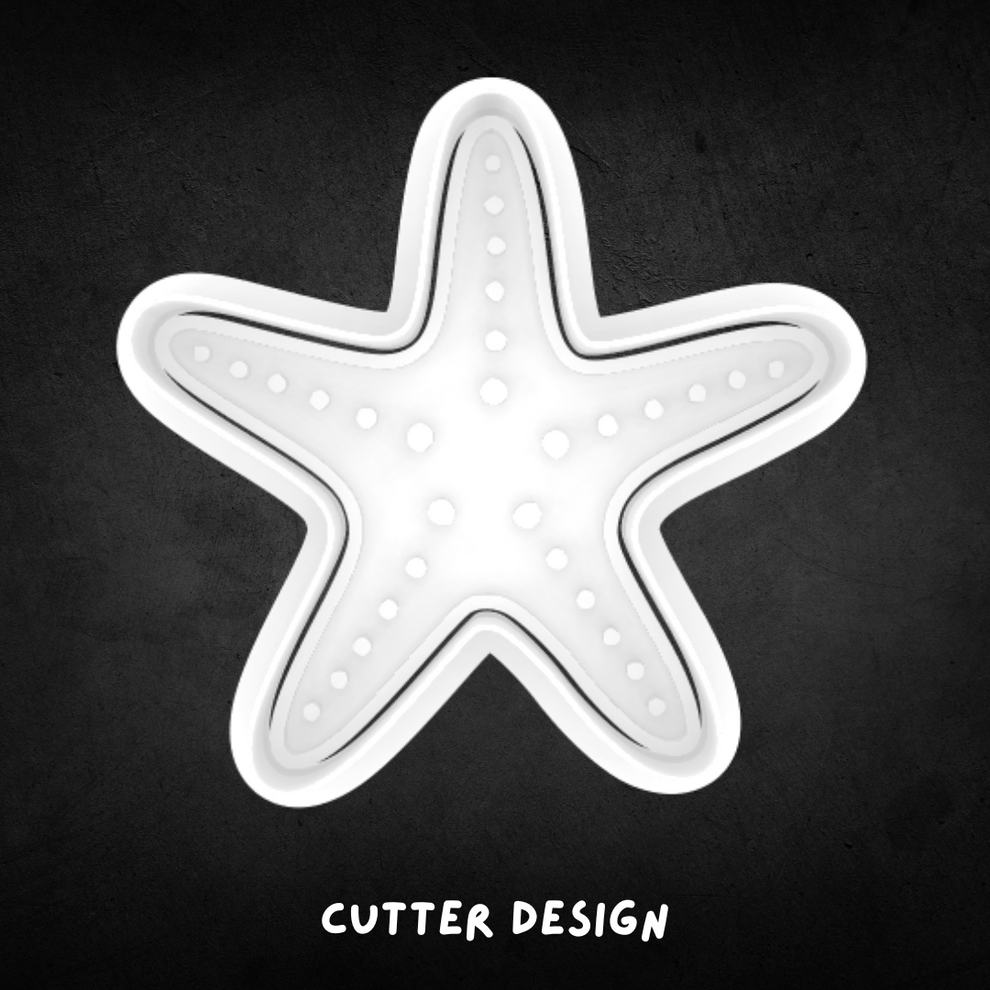 Starfish Cookie Cutter and Stamp – Morphix3D